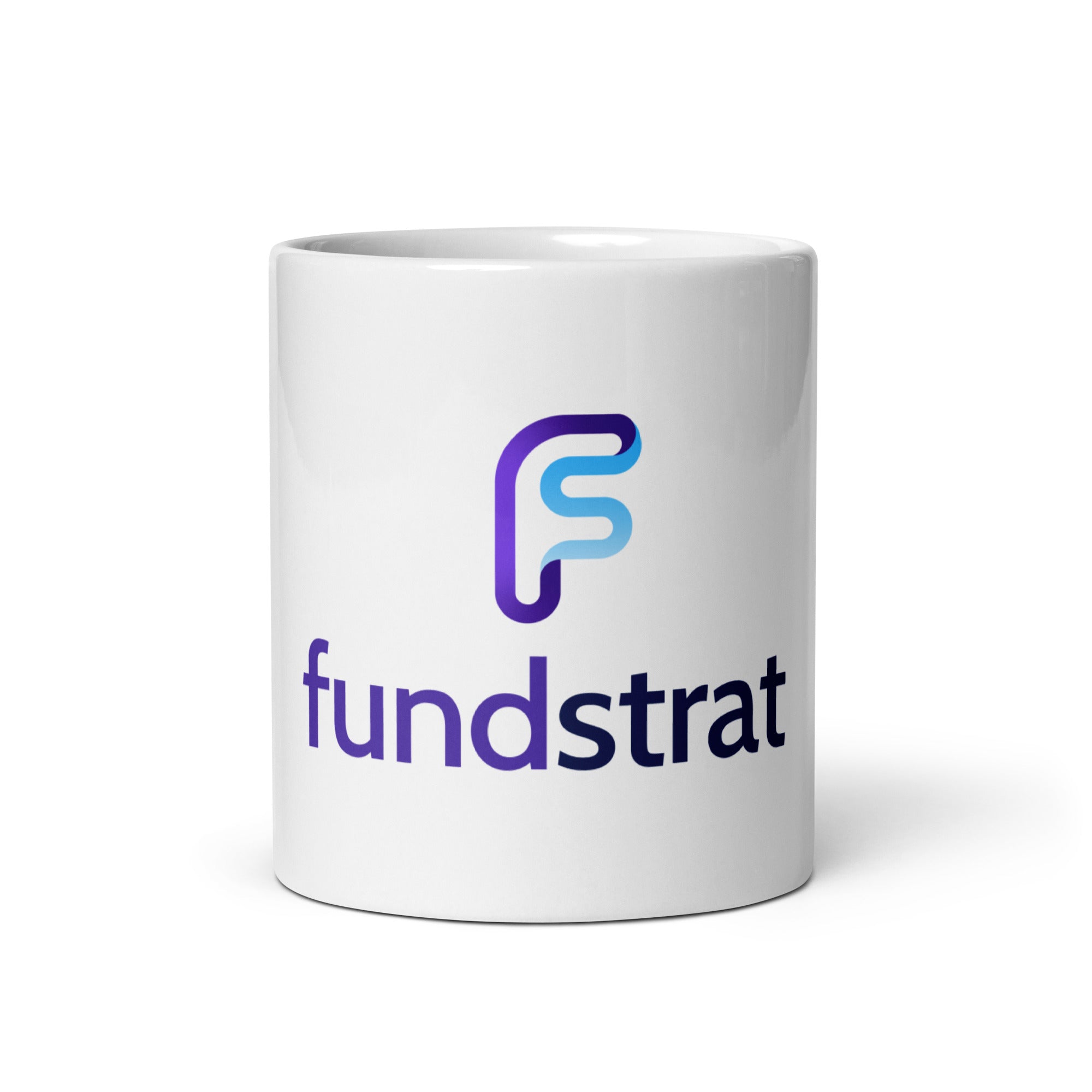 Fundstrat | White Classic Coffee Mug + Color Logo – FS Insight